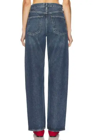 AGOLDE Arc Loose Wide Leg Jeans - Shortwave