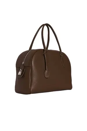 THE ROW India Leather Top Handle Bag