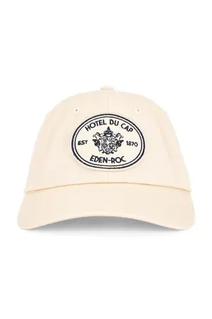 SPORTY & RICH X Hotel Du Cap Eden Roc Eden Crest Cap - Cream