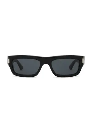 Saint Laurent Rectangular Sunglasses - Black