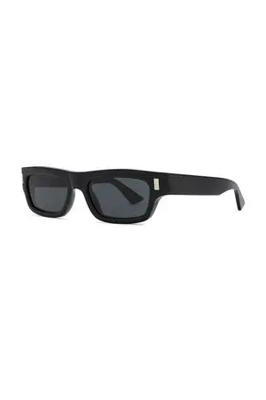 Saint Laurent Rectangular Sunglasses - Black