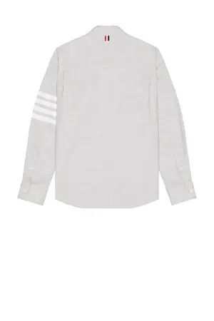 Thom Browne Oversized Shirt In Grey