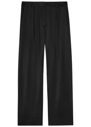 TOTÊME Wide-leg Satin Trousers