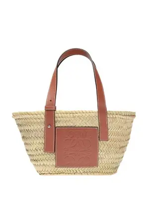 LOEWE Woven Shopper Bag With Logo