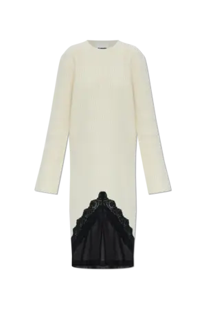 JIL SANDER Dress With Decorative Hem