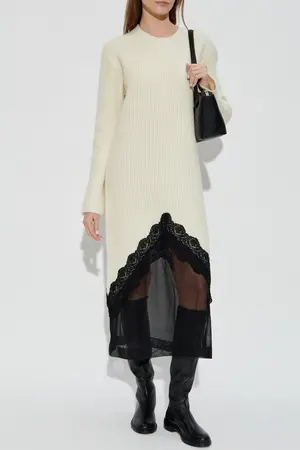 JIL SANDER Dress With Decorative Hem
