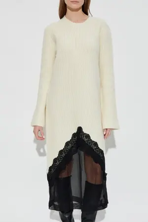 JIL SANDER Dress With Decorative Hem