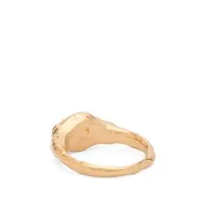SIMUERO Faro Gemstone Ring - Gold/brown