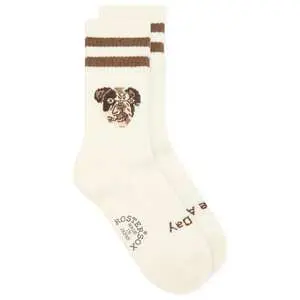 ROSTERSOX Dog Socks - White