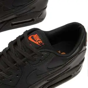 Nike Air Max 90 Prm Sneaker - Black/safety Orange