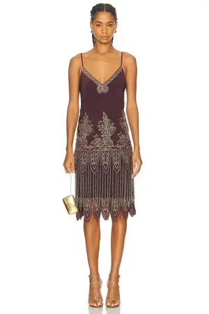 BODE Beaded Epoque Dress