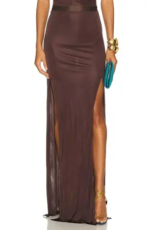 Atlein Double Slit Skirt