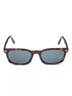 TOM FORD Rectangle-frame Sunglasses - Brown