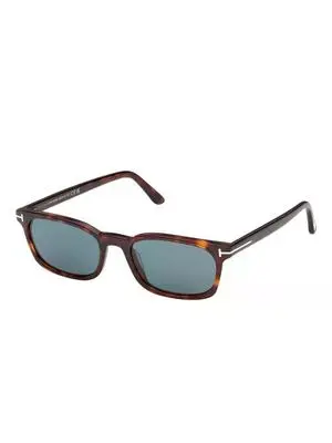 TOM FORD Rectangle-frame Sunglasses - Brown
