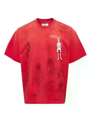 DOUBLET Wastereducing Algorithm Skeleton T-shirt