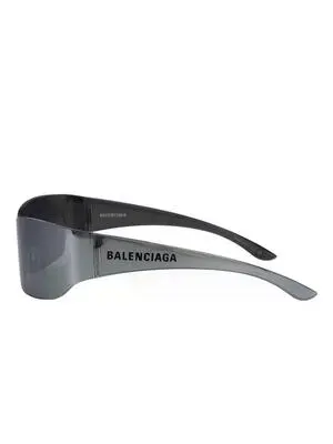 Balenciaga Logo Geometric Frame Sunglasses