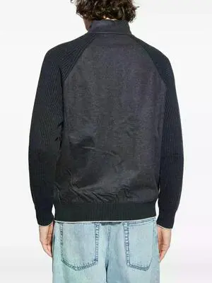Eleventy Ribbed Zip Jacket