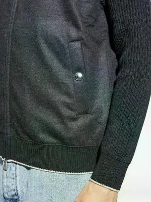 Eleventy Ribbed Zip Jacket
