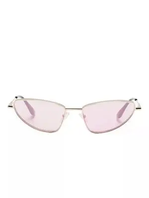 Alexander McQueen T-bar Cat-eye Sunglasses - Silver