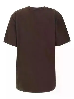 ROTATE BY BIRGER CHRISTENSEN Logo-embroidered Crew-neck T-shirt