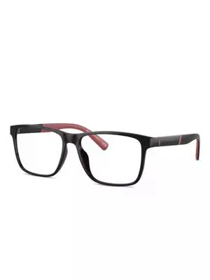 POLO RALPH LAUREN EYEWEAR Rectangle-frame Eyeglasses - Black