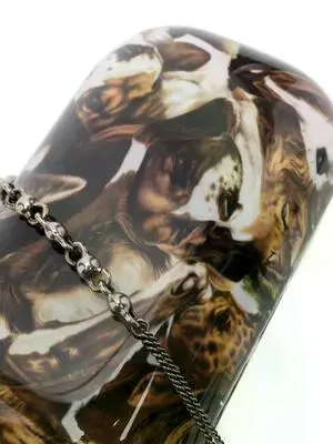 Acne Studios Animal-print Rectangle Clutch