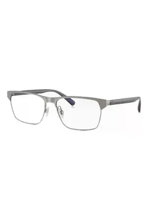 POLO RALPH LAUREN EYEWEAR Polo Ralph Lauren Rectangle Frame Eyeglasses - Silver