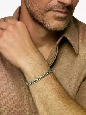 David Yurman Sterling Streamline Diamond Bracelet