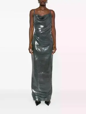 Coperni Cowl-neck Strap Dress