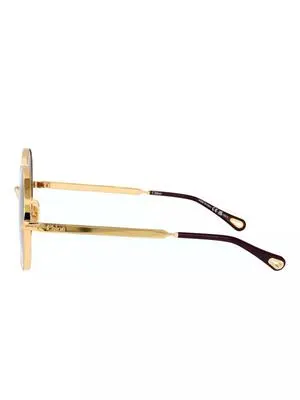 Chloé Round-frame Sunglasses - Gold