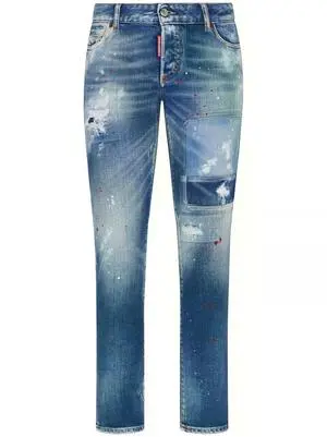 Dsquared2 Distressed Slim-leg Jeans