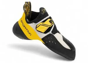 LA SPORTIVA Solution Climbing Shoe - White/yellow