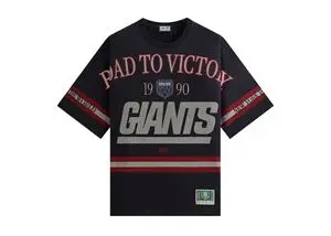 Kith X Nfl New York Giants Victory Vintage Bishop Tee Shirt Ink