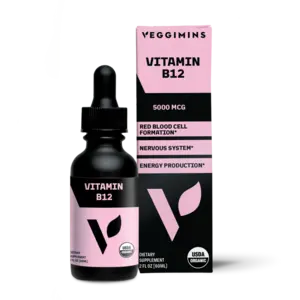VEGGIMINS Organic Vegan Vitamin B12 - One-color