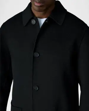 Mackage Beckett Handmade Wool Overcoat - Black