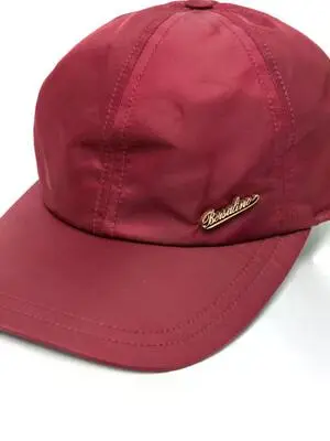 Borsalino Logo-appliqué Cap - Red