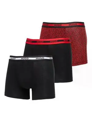 Hugo Logo Waistband Briefs - Black