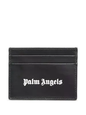 Palm Angels Logo-print Cardholder - Black
