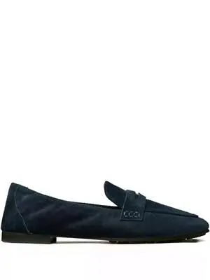 Tory Burch Penny-strap Suede Loafers