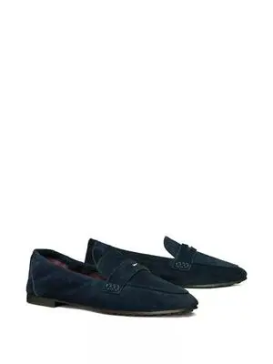 Tory Burch Penny-strap Suede Loafers