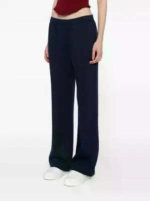REFORMATION Kira Wide Leg Track Pants - Blue