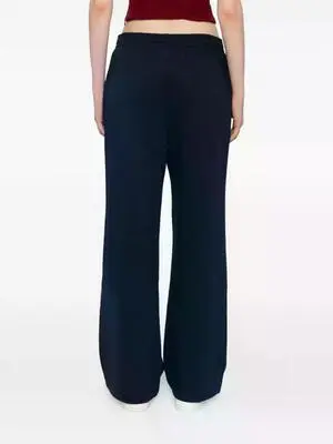 REFORMATION Kira Wide Leg Track Pants - Blue