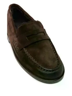 Marsèll Mocasso Panelled Loafers - Brown