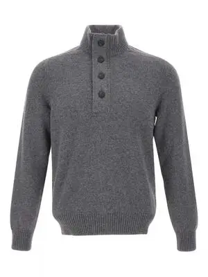 GRAN SASSO Button-placket Wool Sweater