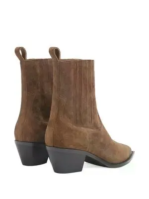 POTAMY Suede Ankle Boots