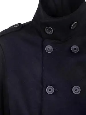 Herno Double-breasted Coat - Black