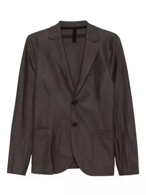 Harris Wharf London Single-breasted Virgin-wool Blazer - Brown