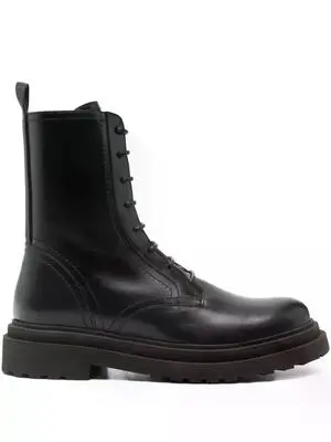 Brunello Cucinelli Leather Biker Boots