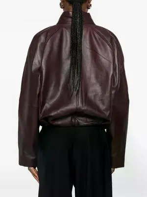 IRO PARIS Raglan-sleeve Leather Jacket