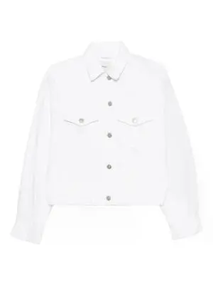 REFORMATION Rhodes Denim Jacket - White